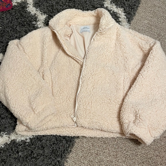 Urban Outfitters | Jackets & Coats | Urban Outfitters Light Pink Sherpa ...